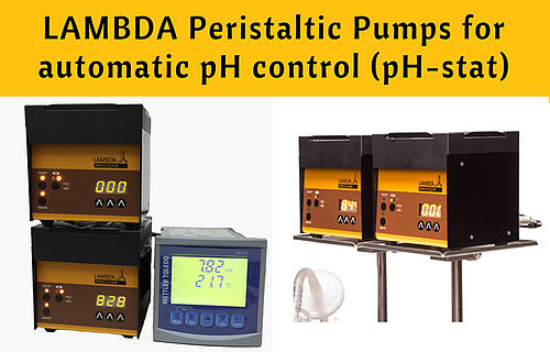 Automatic pH regulation using LAMBDA peristaltic dosing pumps | LAMBDA