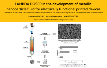 LAMBDA DOSER en el diseño experimental de fluidos para dispositivos de electrónica impresa | LAMBDA